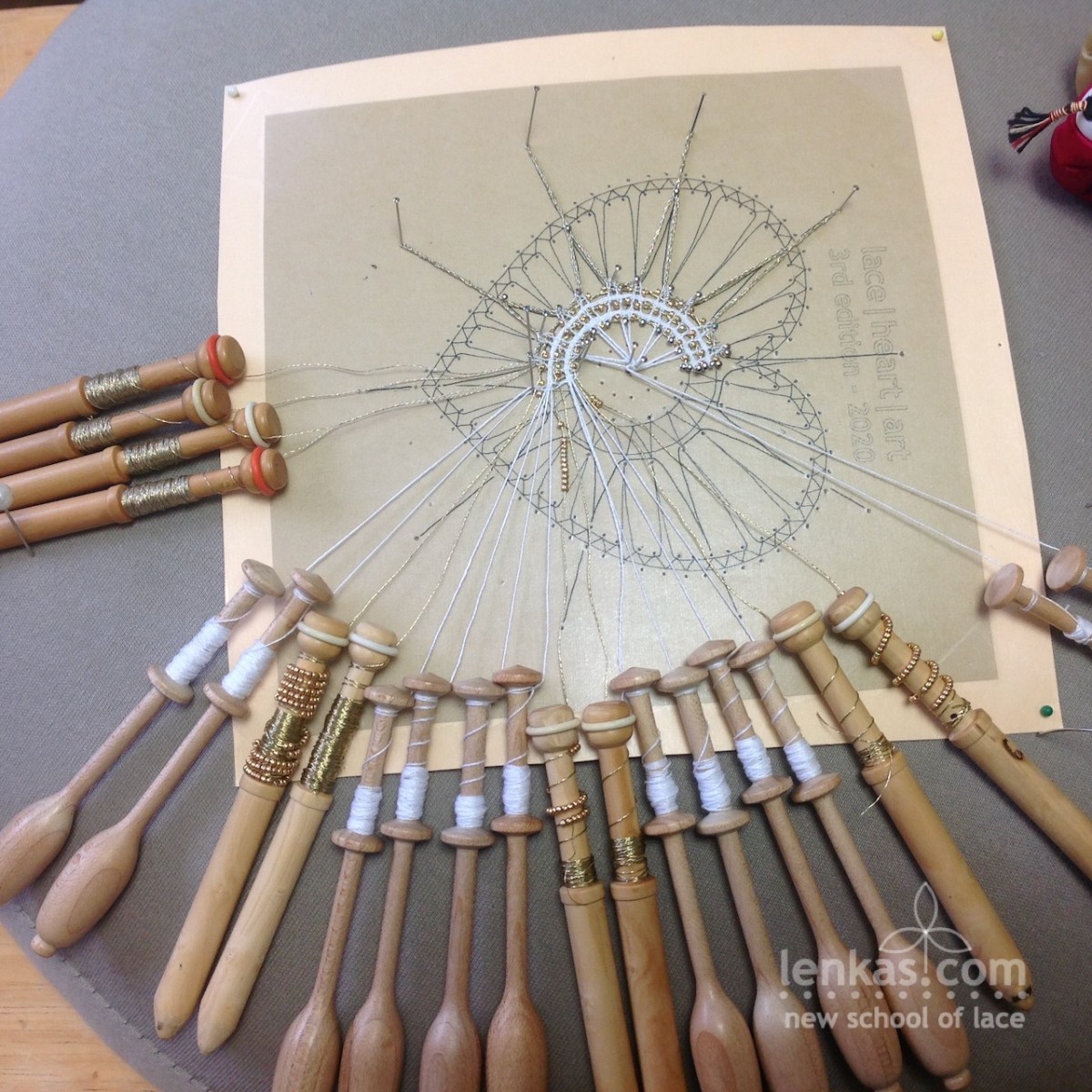 Are you looking for free heart patterns for bobbin lace? | Lenka's Way ...