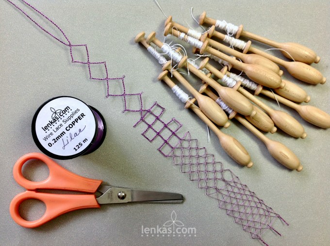 Free Trial Pattern for Wire Lace | Lenka's Way of Lace
