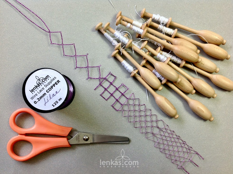 Free Trial Pattern for Wire Lace | Lenka's Way of Lace