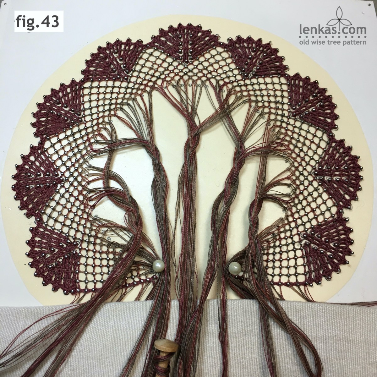 Old Wise Tree: PART 4 – Branches and Trunk Braiding | Lenka's Way of Lace