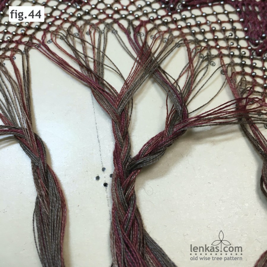 Old Wise Tree: PART 4 – Branches and Trunk Braiding | Lenka's Way of Lace