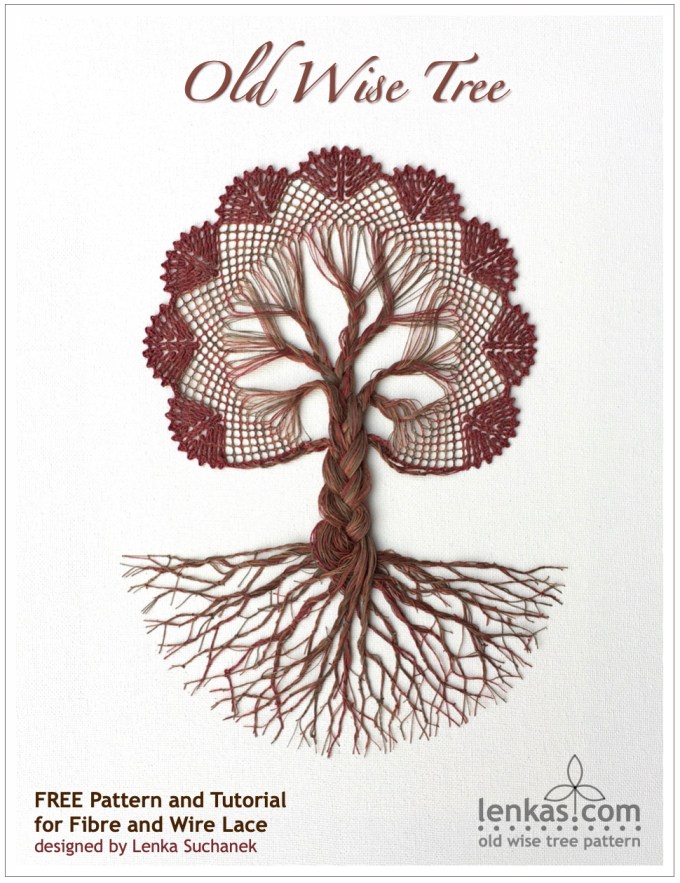 Free Old Wise Tree PATTERN/TUTORIAL | Lenka's Way of Lace
