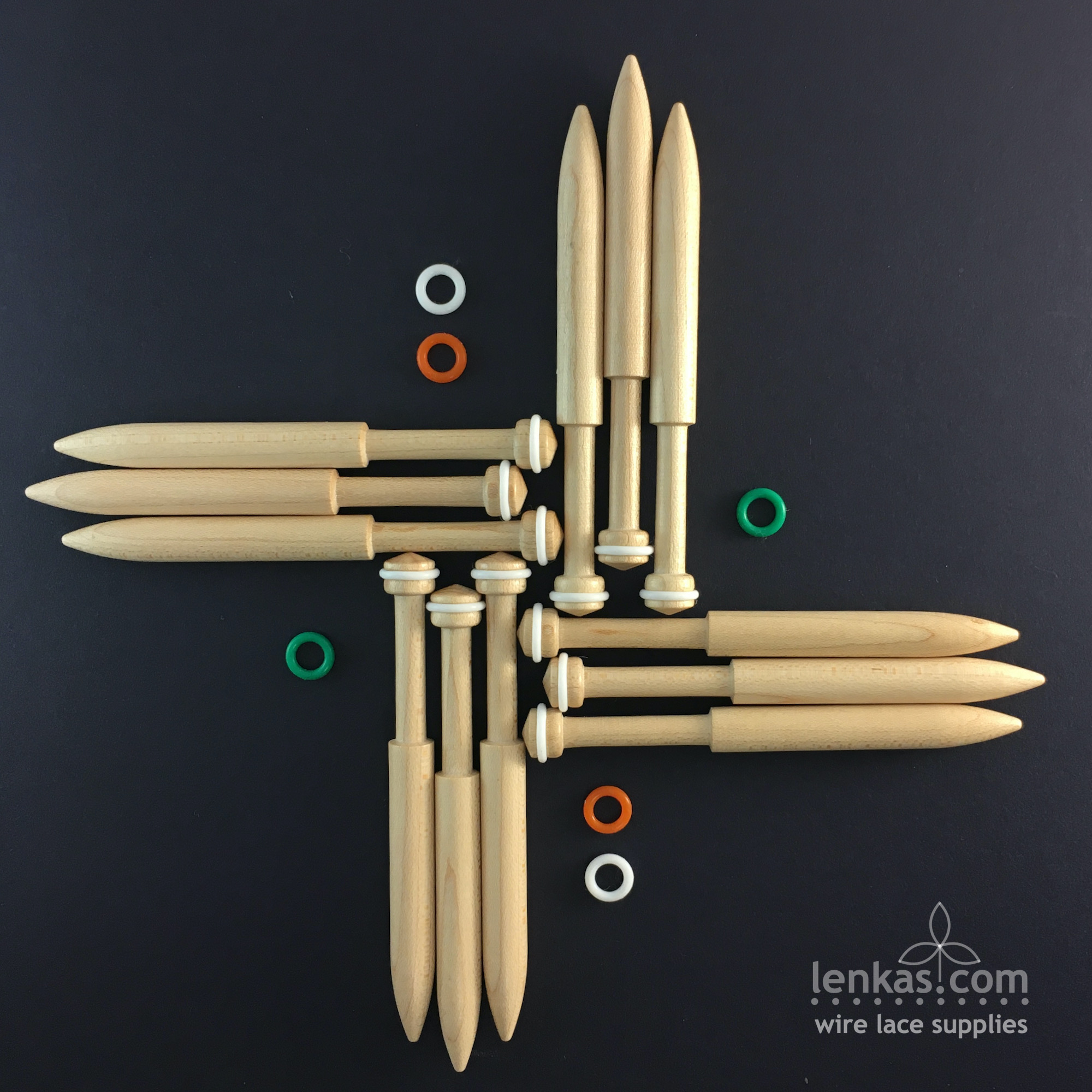 Introducing Lenka’s new medium bobbin for wire lace | Lenka's Way of Lace