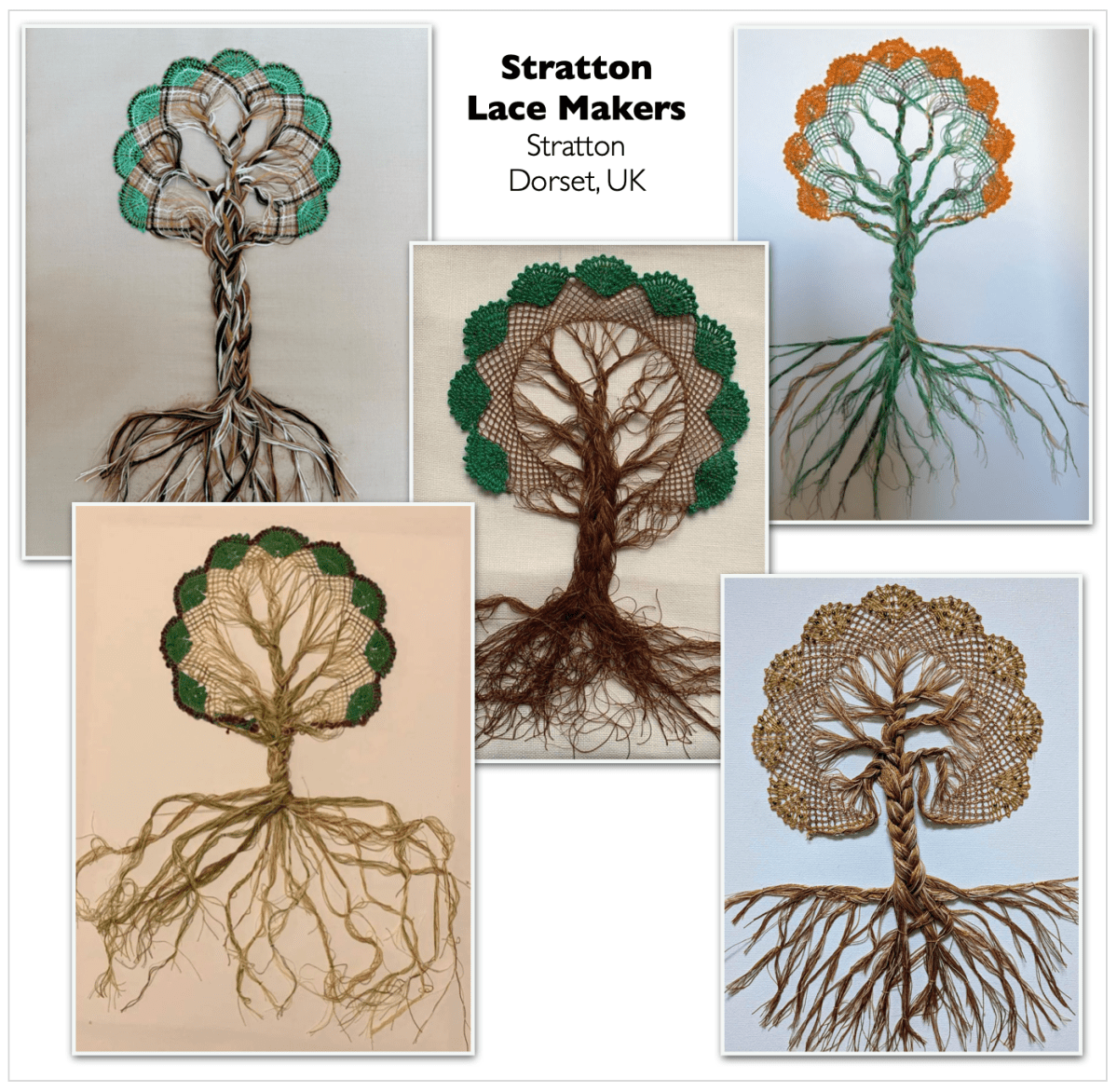 Quintet of Old Wise Trees from Stratton Lace Makers in the United ...
